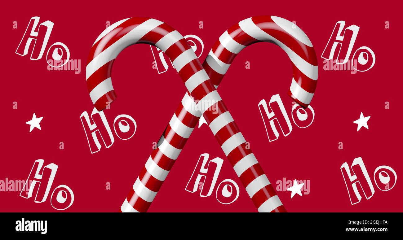Image of ho ho ho text Stock Photo - Alamy