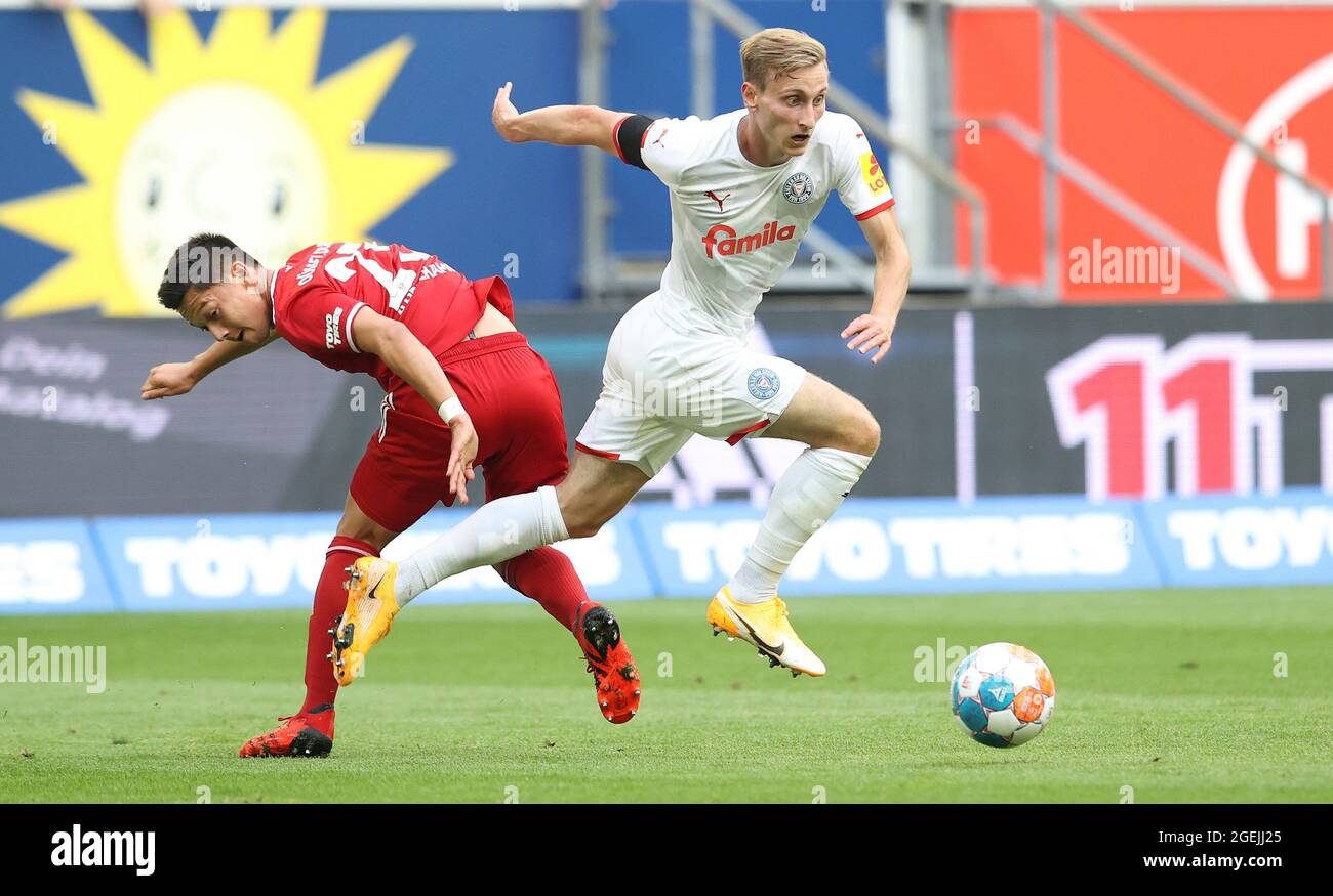 Dusseldorf, Germany. 20th Aug, 2021. firo: 08/20/2021 Fuvuball: Soccer ...