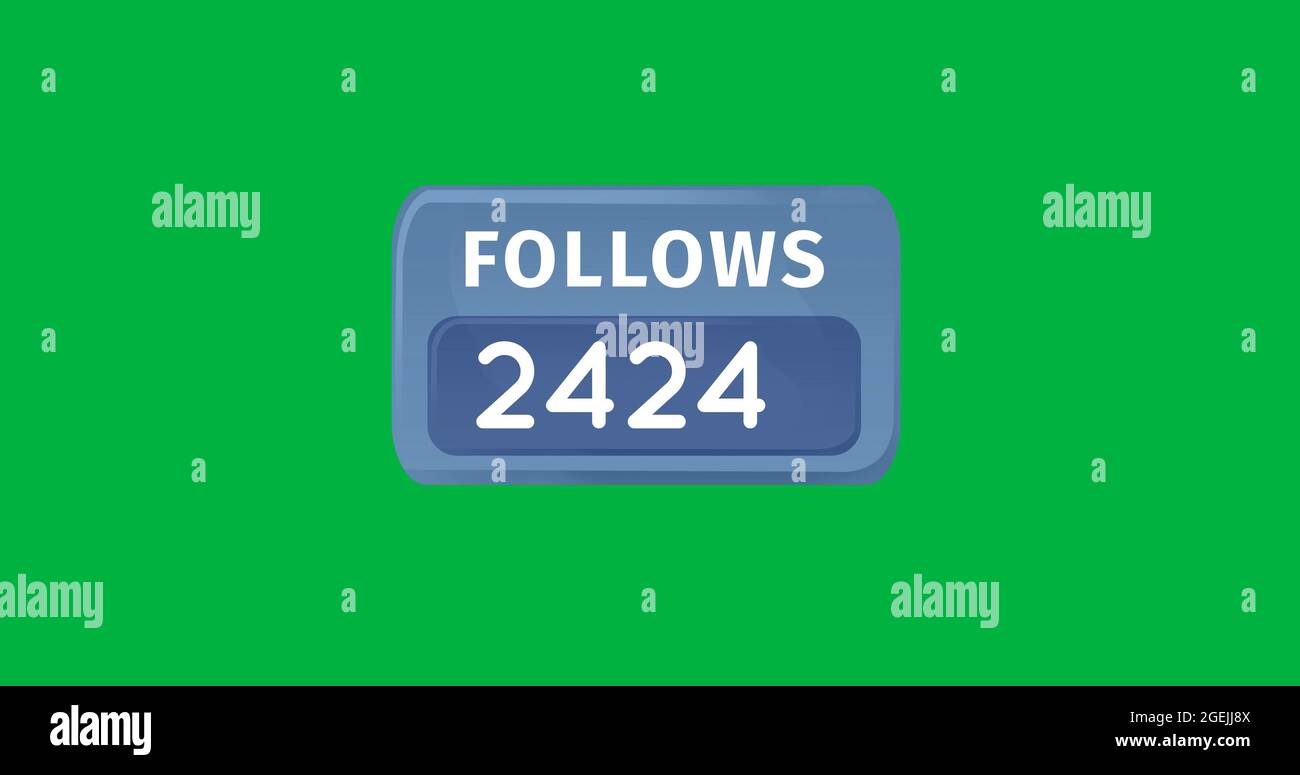 Number of followers 4k Stock Photo - Alamy