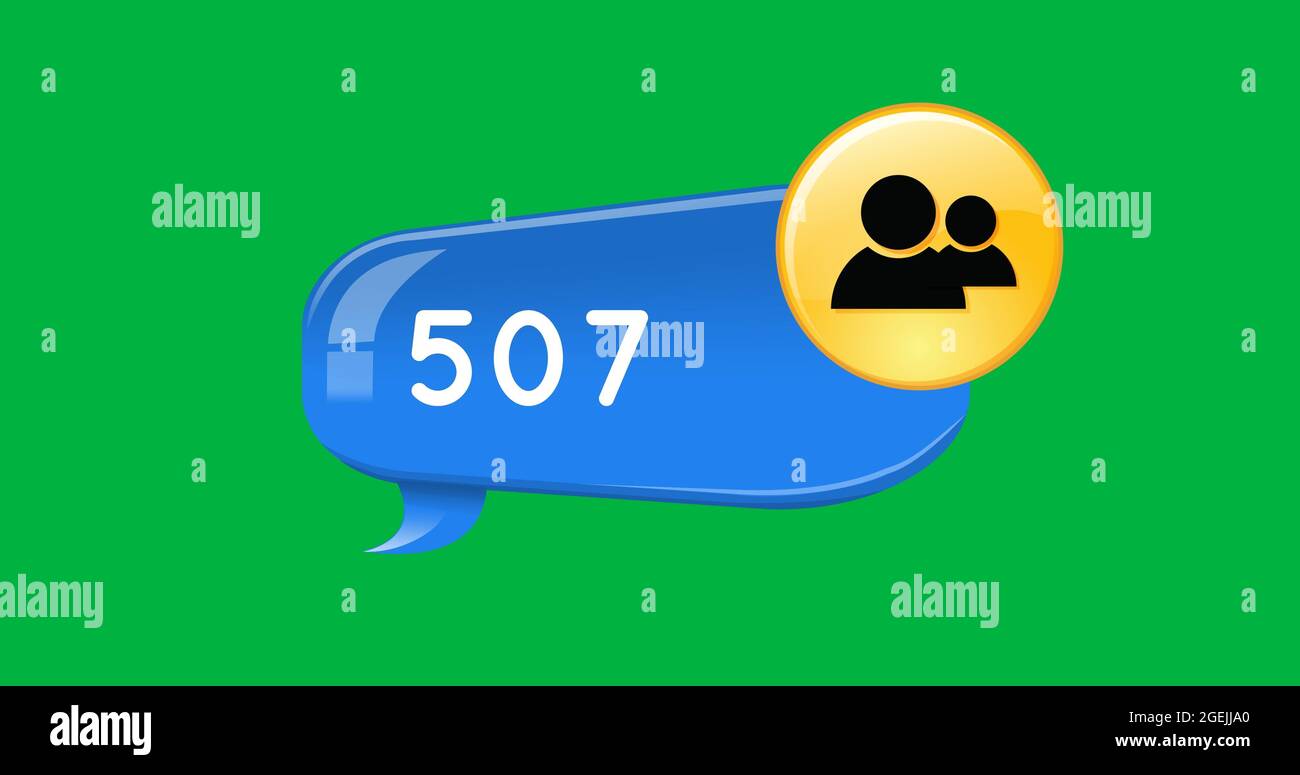 Yellow human icon with numbers 4k Stock Photo - Alamy