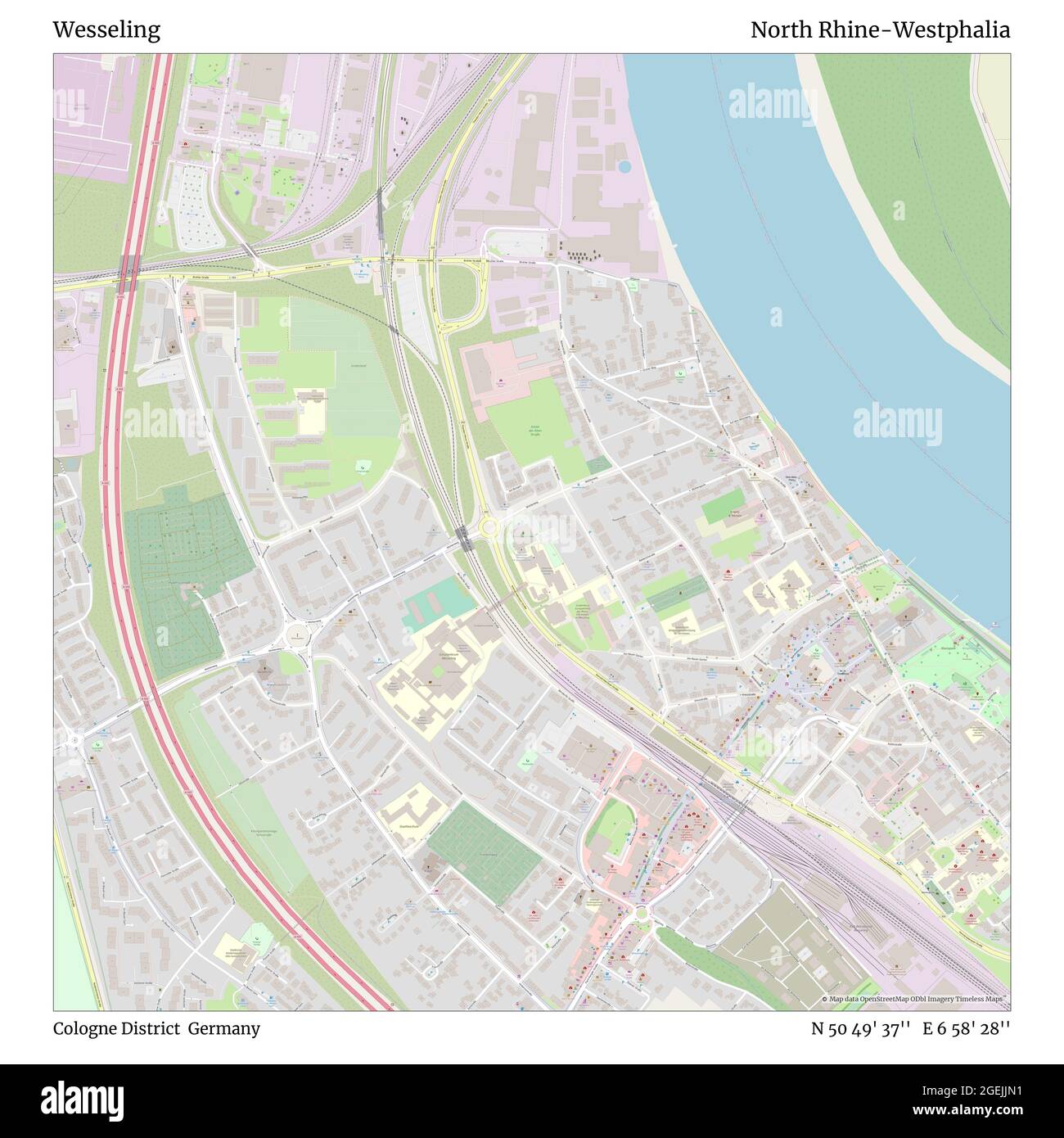 Wesseling, Cologne District, Germany, North Rhine-Westphalia, N 50 49 ...