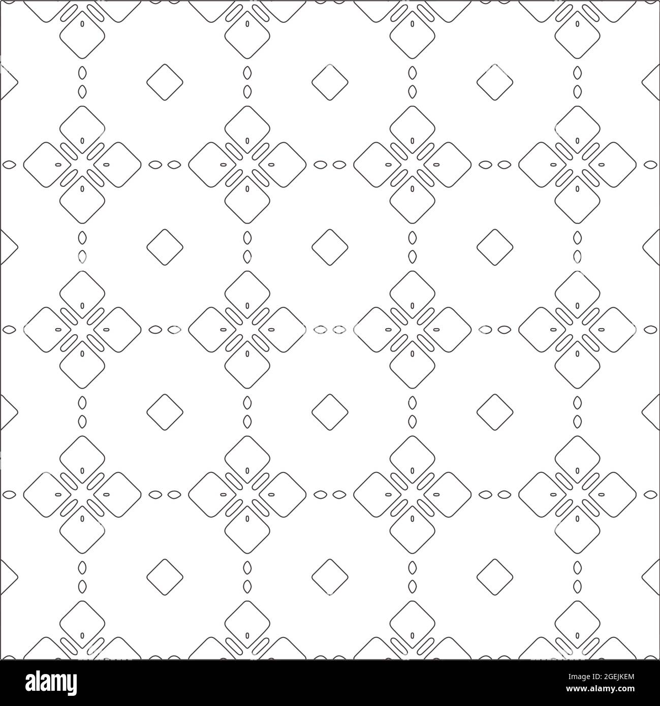 Vector pattern with symmetrical elements . Repeating geometric tiles ...
