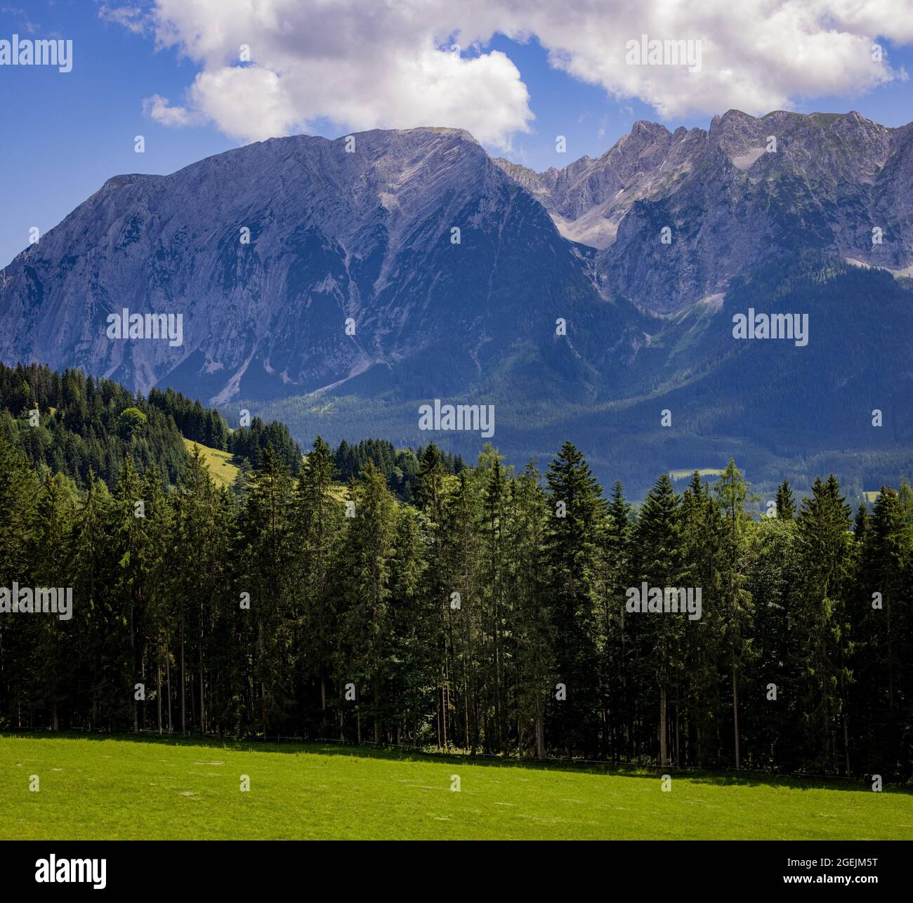 Amazing scenery and typical landscape in Austria - the Austrian Alps ...