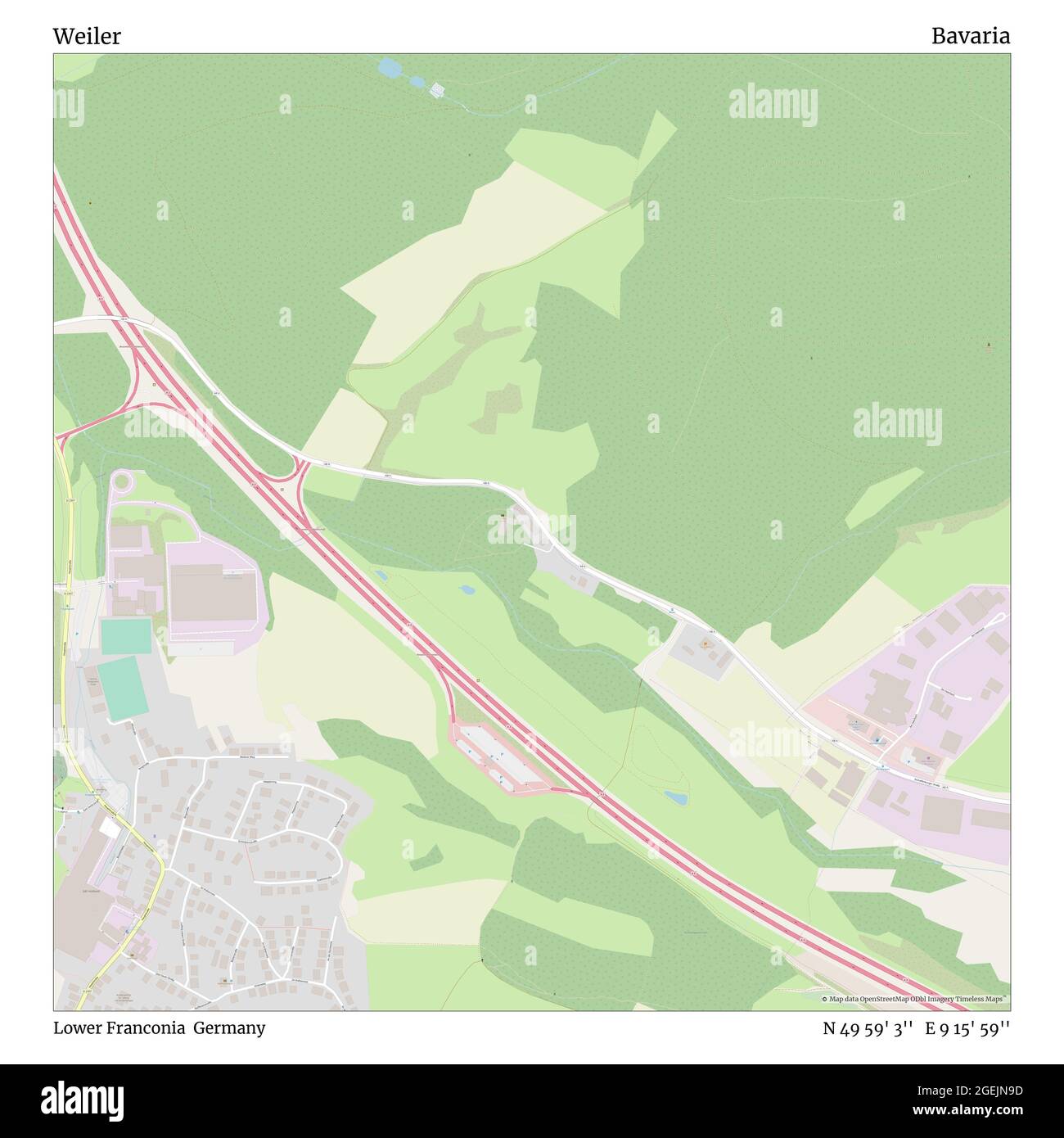 Weiler, Lower Franconia, Germany, Bavaria, N 49 59' 3'', E 9 15' 59 ...