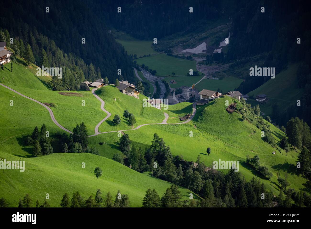 Amazing scenery and typical landscape in Austria - the Austrian Alps ...
