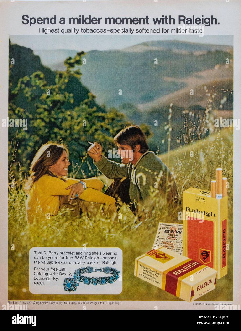 Vintage Life Magazine advertisement, 7 July 1972 issue, USA Stock Photo ...