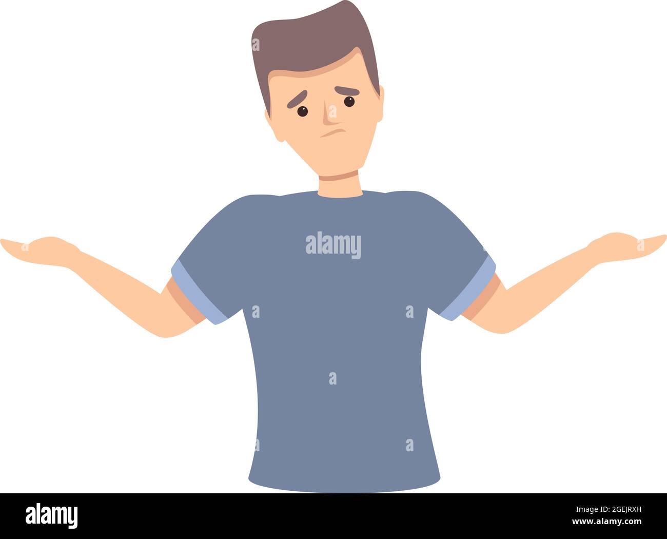 Choice confused icon cartoon vector. Uncertainty vuca. Business ...