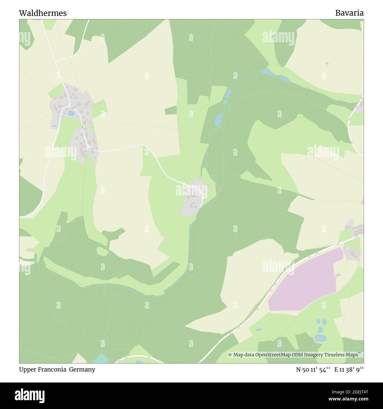 Waldhermes, Upper Franconia, Germany, Bavaria, N 50 11' 54'', E 11 38 ...