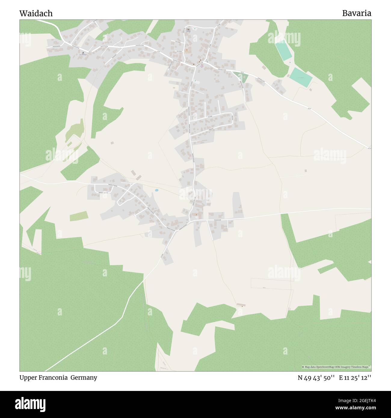 Waidach, Upper Franconia, Germany, Bavaria, N 49 43' 50'', E 11 25' 12 ...