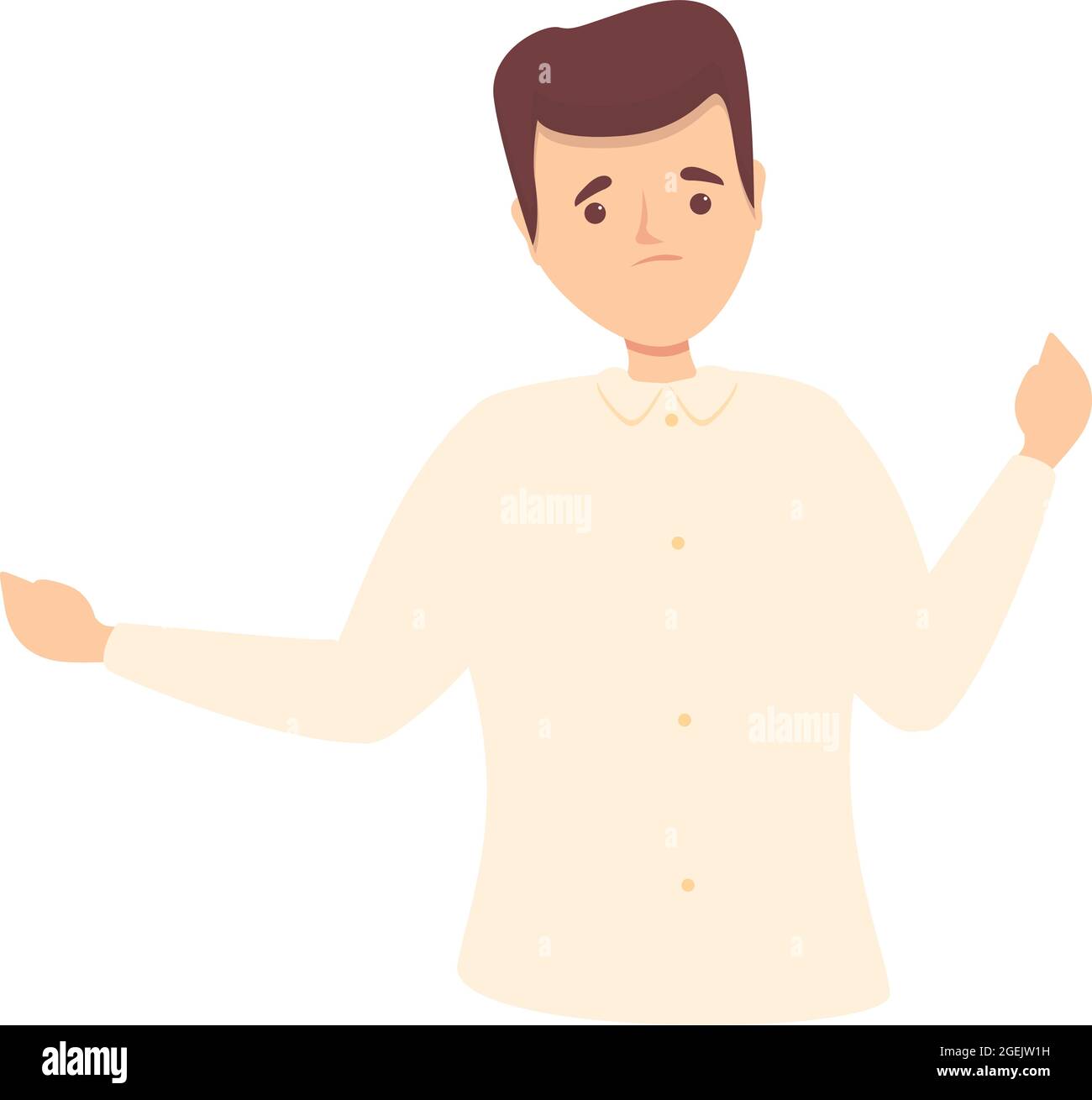 Ambiguous manager icon cartoon vector. Vuca uncertainty. Business ...