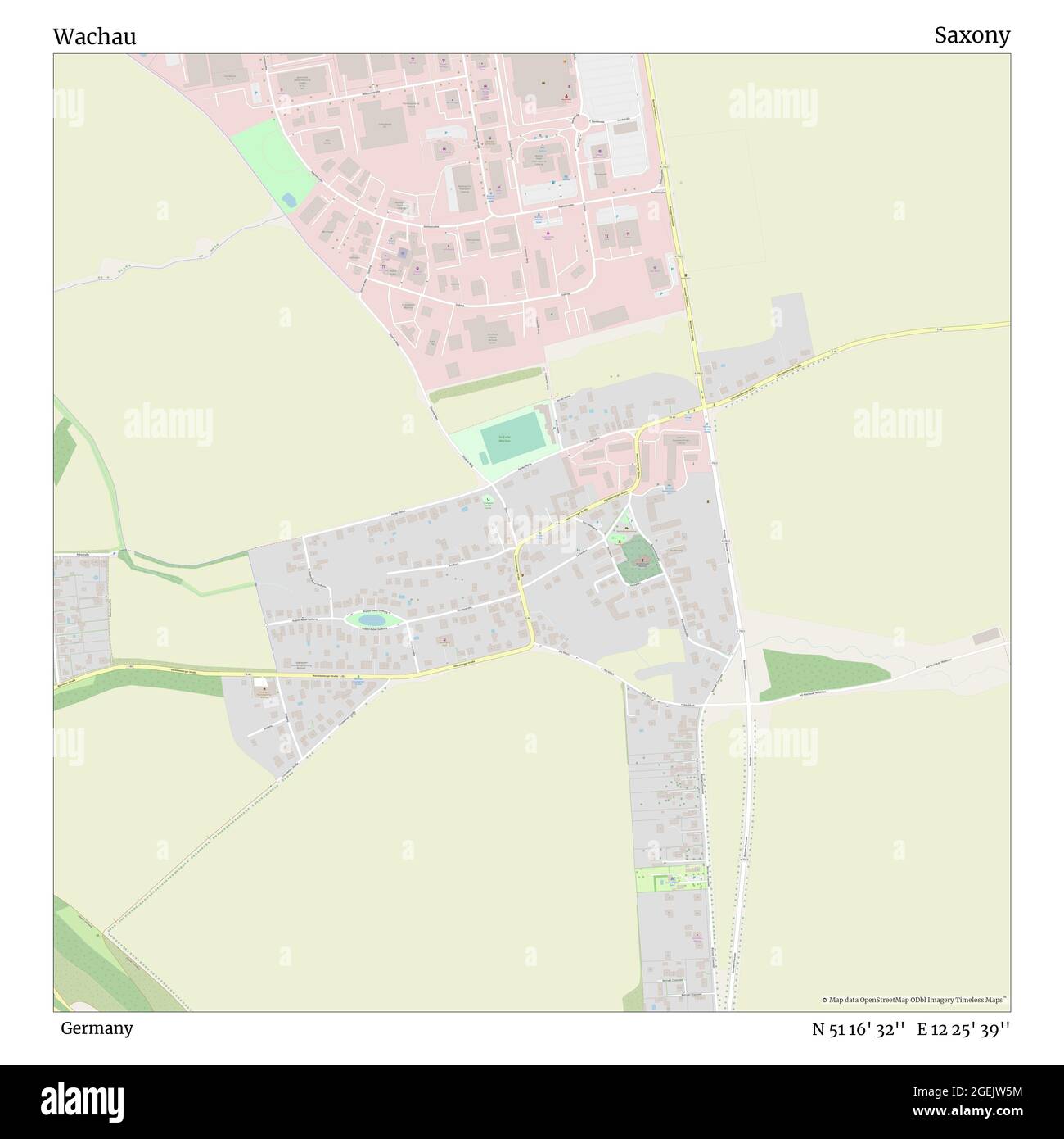 Wachau, Germany, Saxony, N 51 16' 32'', E 12 25' 39'', map, Timeless ...