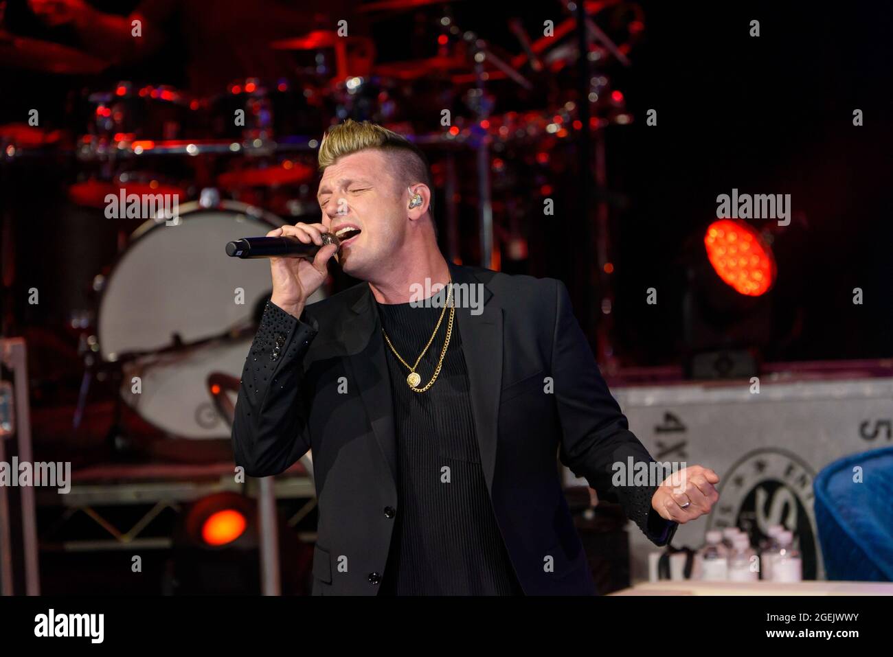 Las Vegas, NV, USA. 19th Aug, 2021. ***HOUSE COVERAGE*** Nick Carter ...