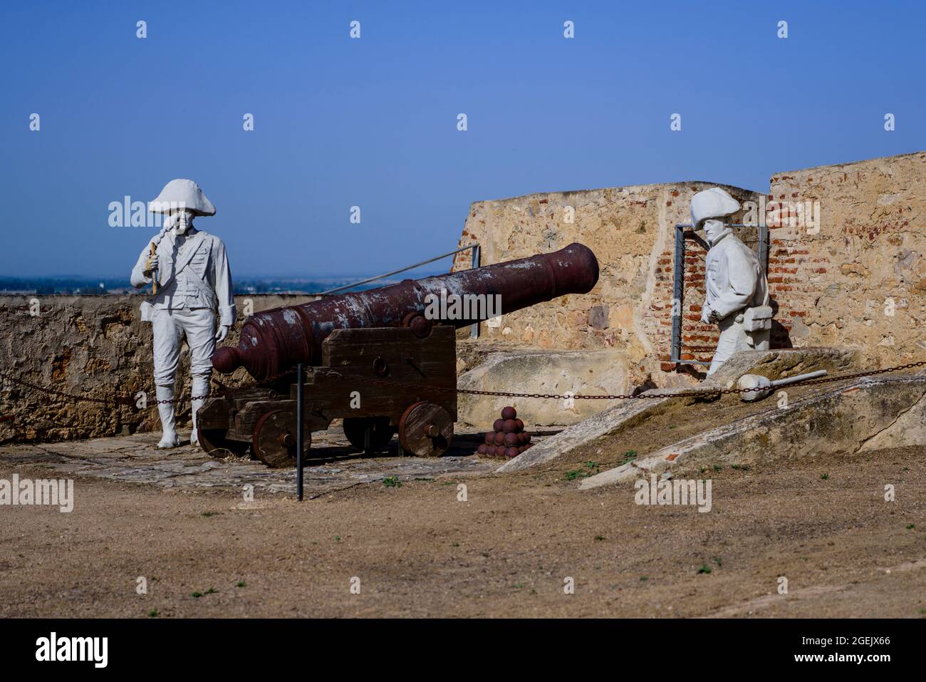 San Cristóbal Fort in Badajoz, Spain Stock Photo - Alamy