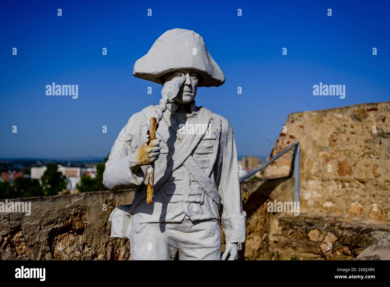 San Cristóbal Fort in Badajoz, Spain Stock Photo - Alamy