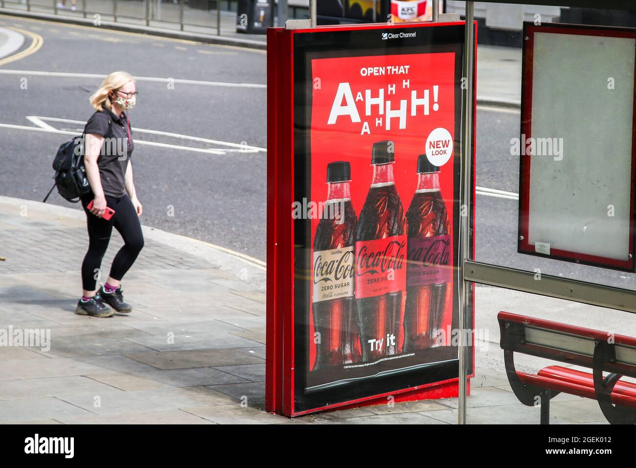 Coca cola bus stop hi-res stock photography and images - Alamy