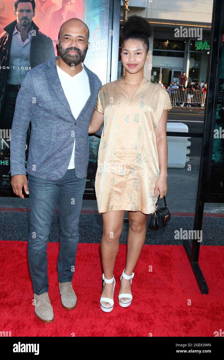 LOS ANGELES - AUG 17: Jeffrey Wright, TK Wright at the Reminiscence Los ...
