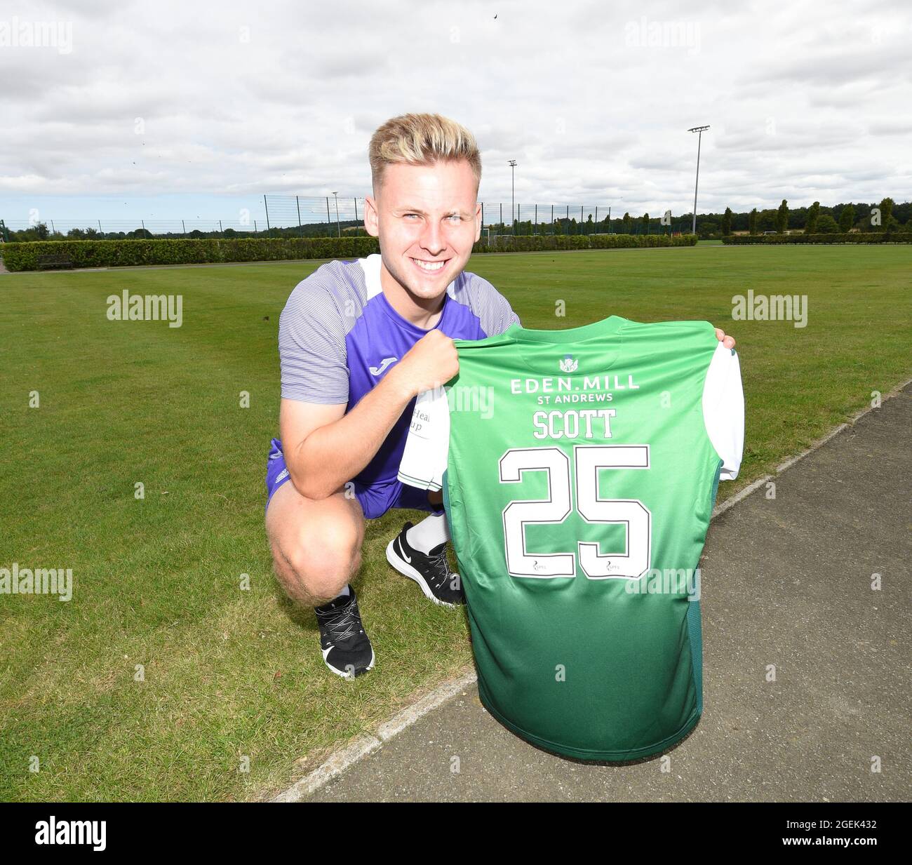 Tranent, Ormiston, East Lothian.Scotland. UK .20th Aug 21 Hibernian new ...