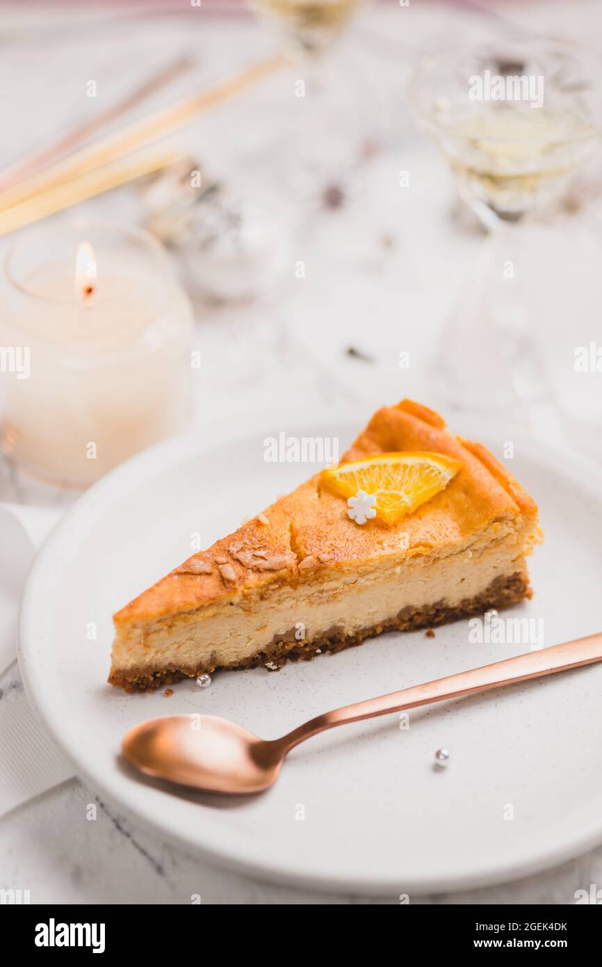 Polish cheescake hi-res stock photography and images - Alamy