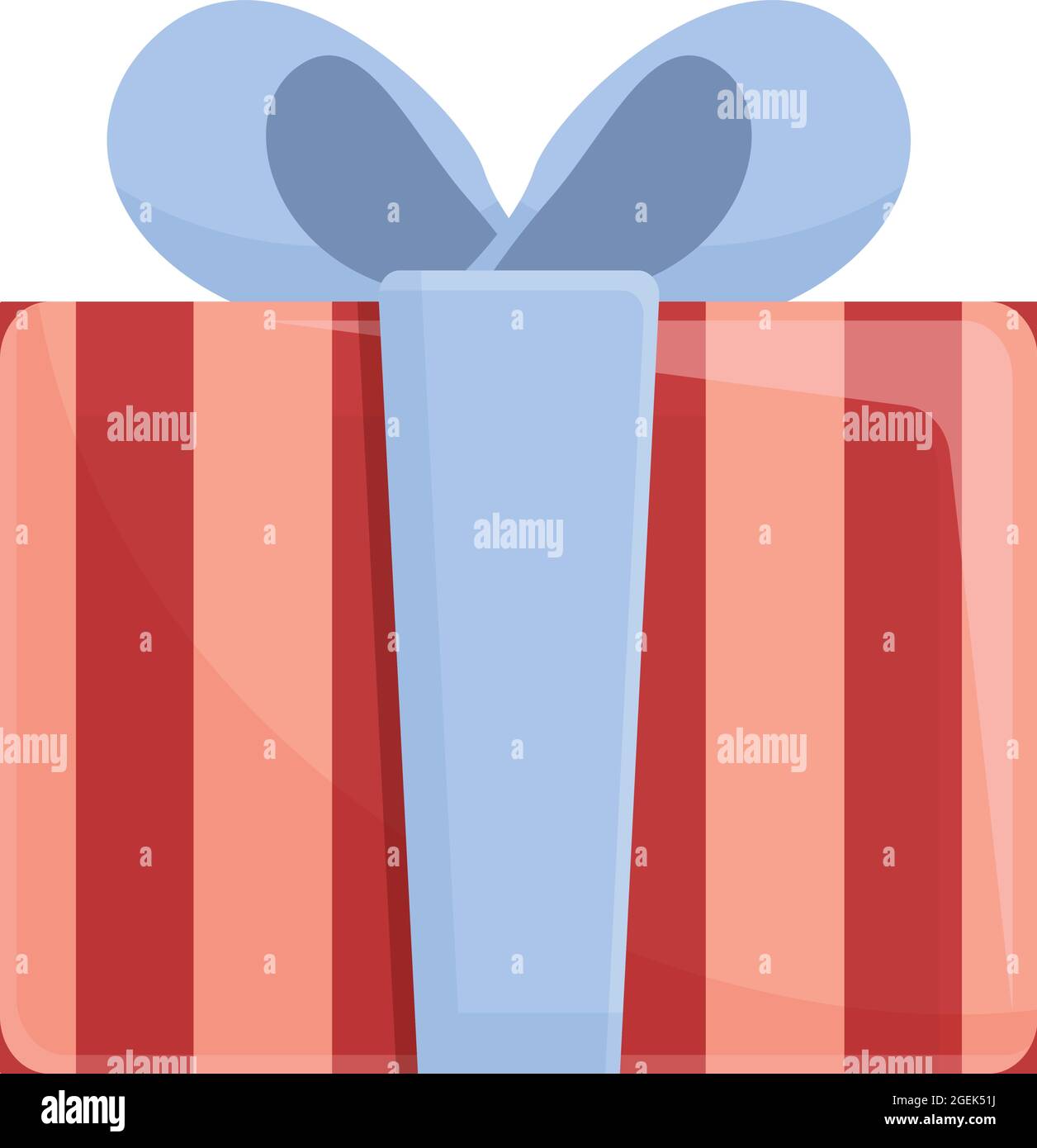 Christmas present icon cartoon vector. Gift box. Cute package Stock ...