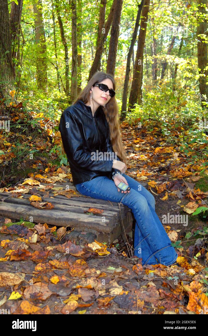 Teen leather jacket hi-res stock photography and images - Alamy