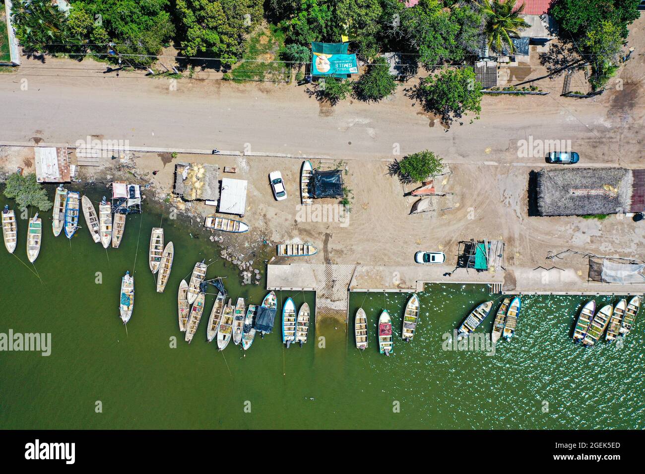 Yavaros port, Yavaros bay in the municipality of Huatabampo, Sonora ...
