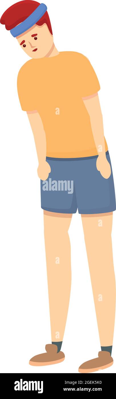 Exhausted athlete Stock Vector Images - Alamy