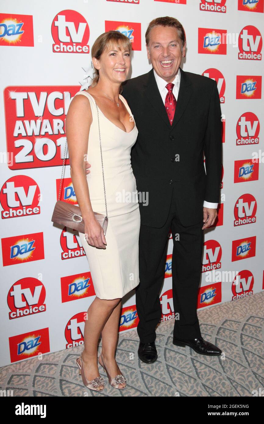 London, UK. Anne-Marie Conley & Brian Conley at The TV Choice Awards ...