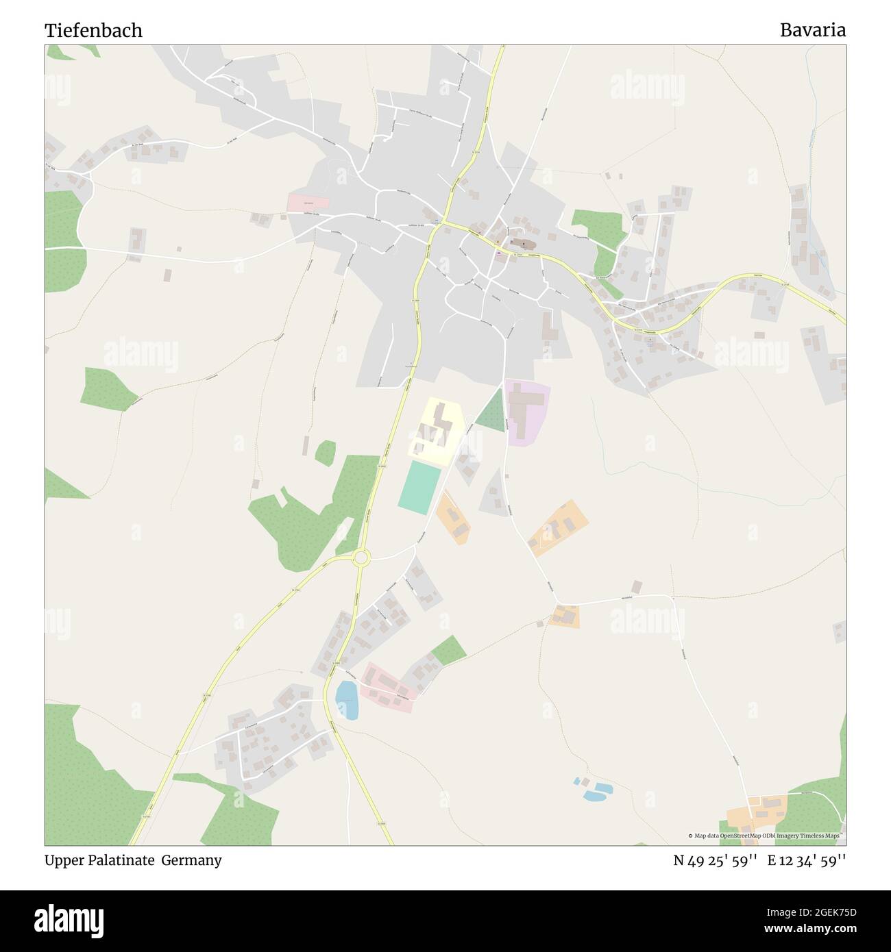Tiefenbach, Upper Palatinate, Germany, Bavaria, N 49 25' 59'', E 12 34 ...