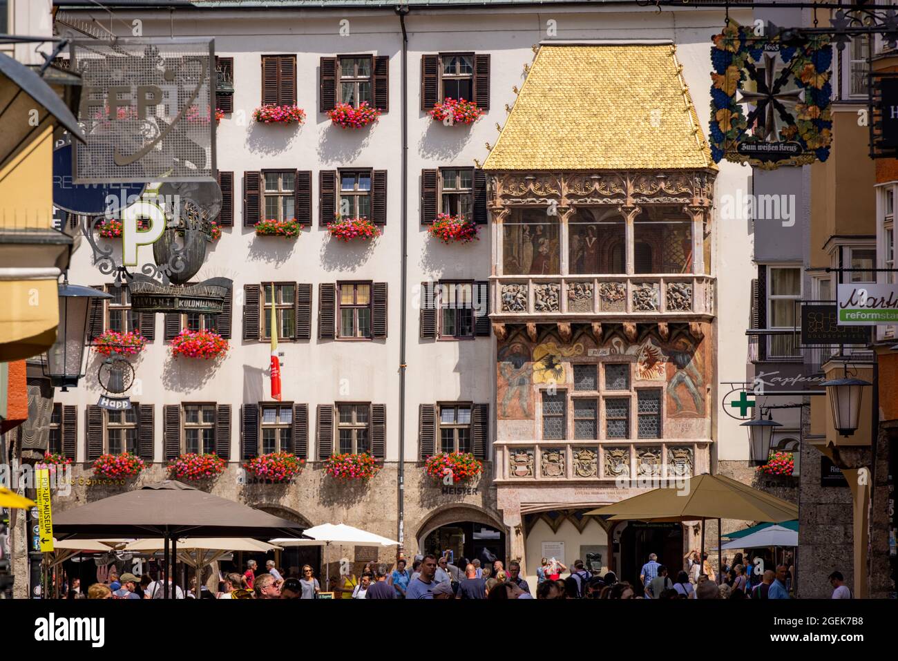Innsbruck medieval buildings hi-res stock photography and images - Alamy