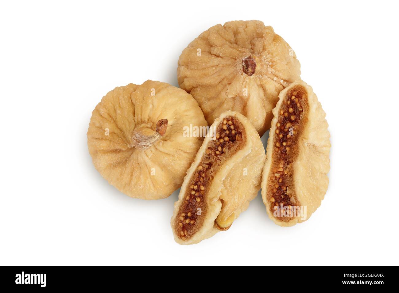 dried fig isolated on white background with clipping path and full ...