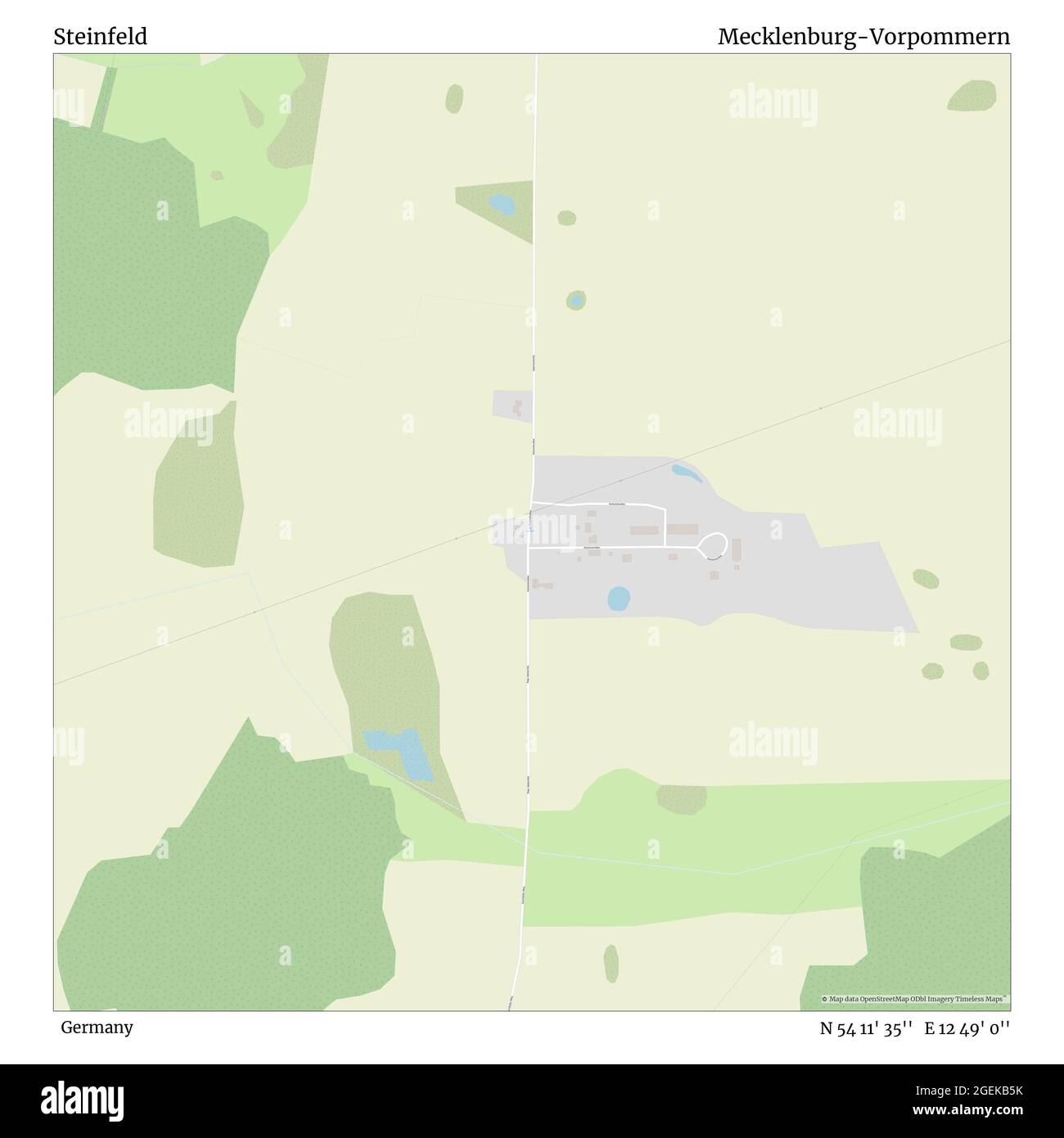 Steinfeld, Germany, Mecklenburg-Vorpommern, N 54 11' 35'', E 12 49' 0 ...