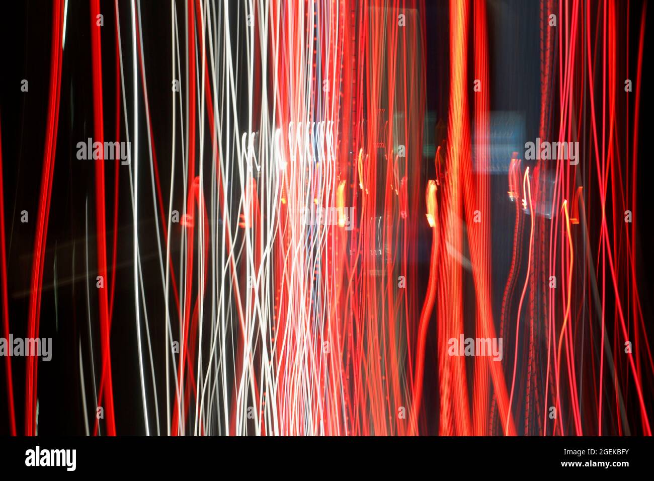 Blurred red and white lines on dark background. Graphic resources Stock ...