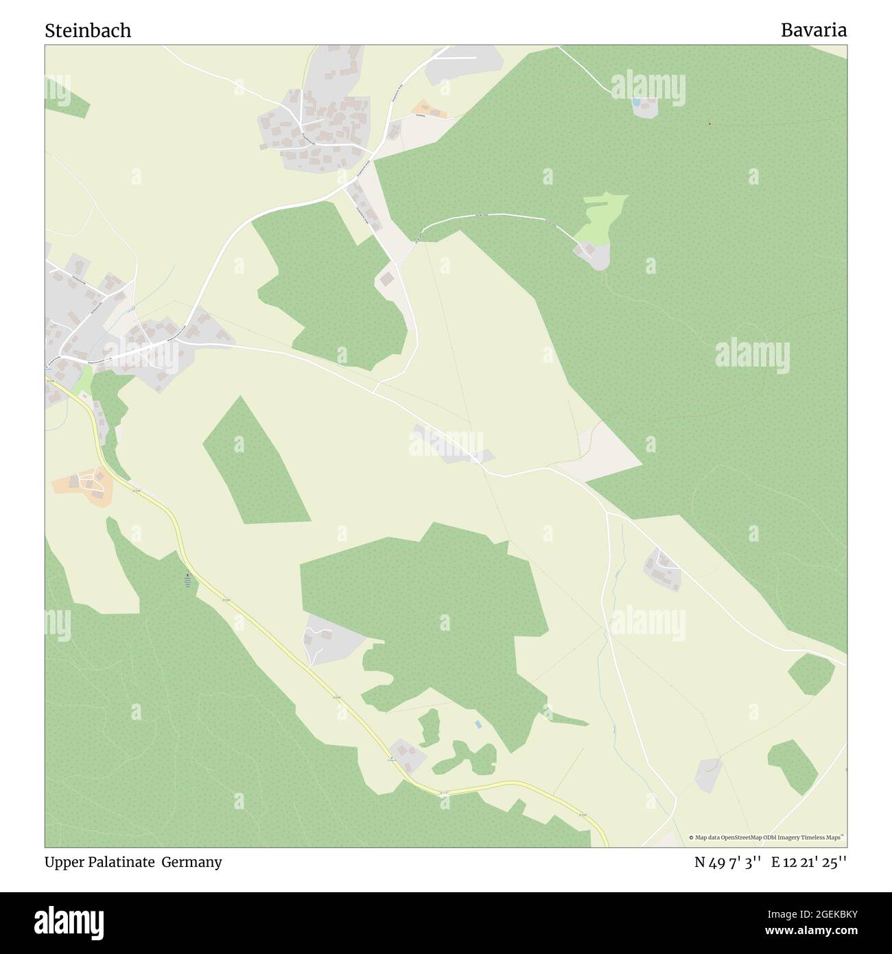 Steinbach, Upper Palatinate, Germany, Bavaria, N 49 7' 3'', E 12 21' 25 ...
