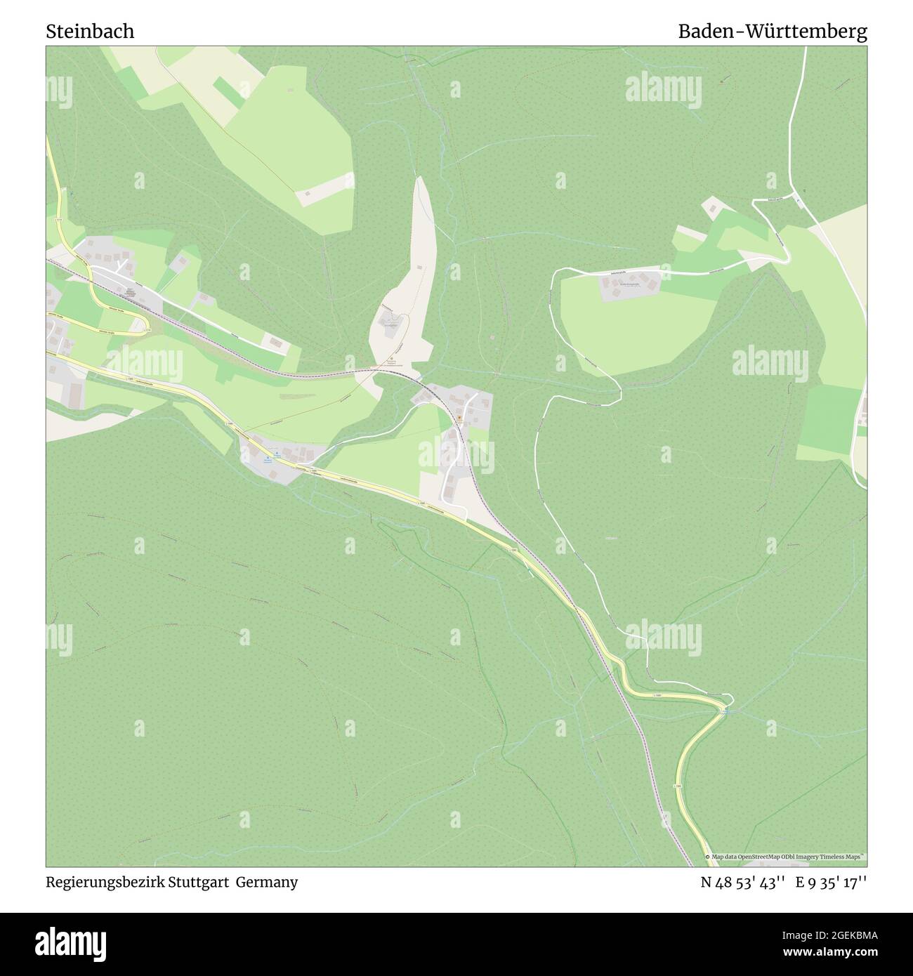 Steinbach, Regierungsbezirk Stuttgart, Germany, Baden-Württemberg, N 48 ...