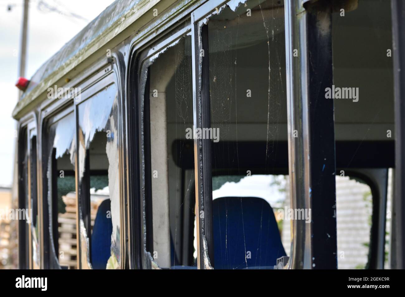 Interior abandoned car scrap hi-res stock photography and images - Alamy