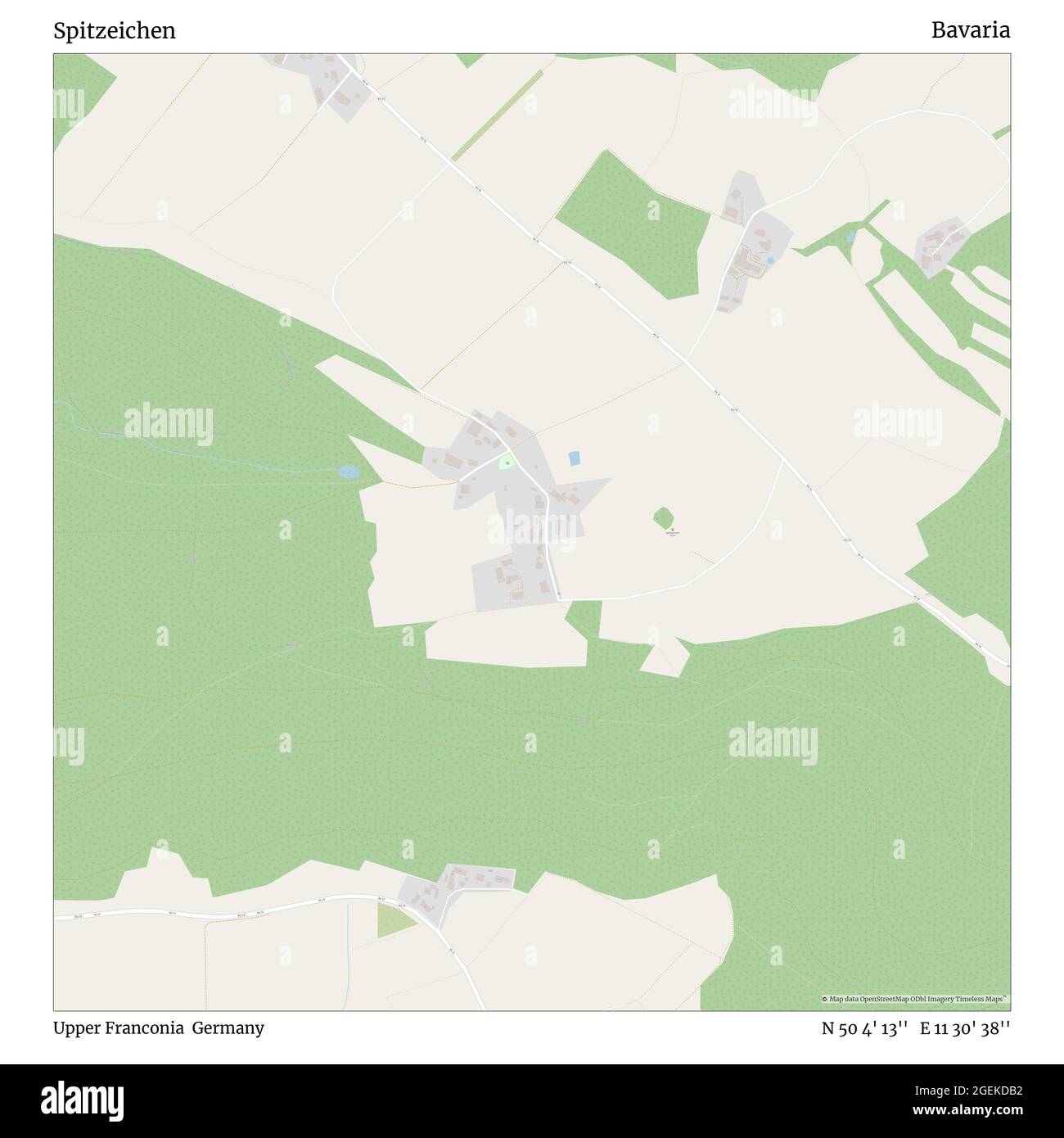 Spitzeichen, Upper Franconia, Germany, Bavaria, N 50 4' 13'', E 11 30 ...