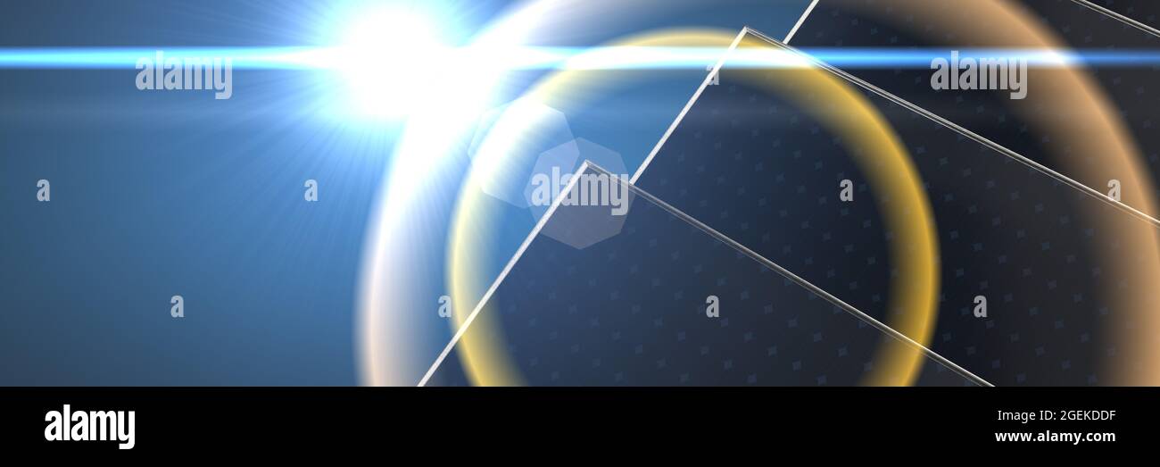 3d rendering light shining through hi-res stock photography and images ...