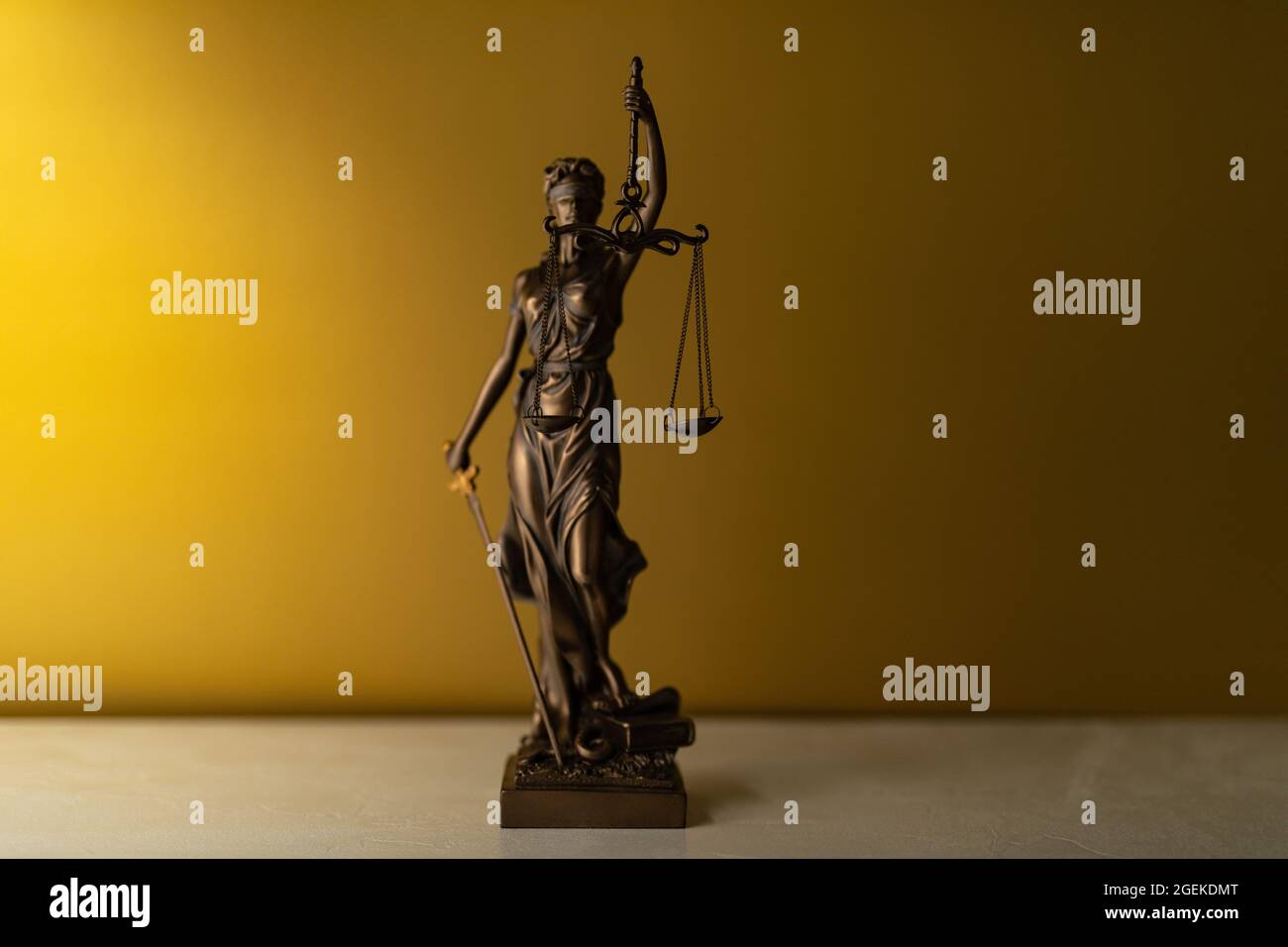 Statue of the goddess of justice and law - Themis Stock Photo - Alamy
