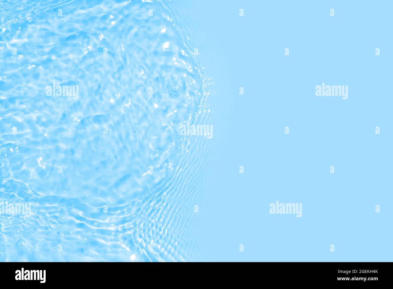 Serum texture close up. Light blue liquid gel background. Transparent ...
