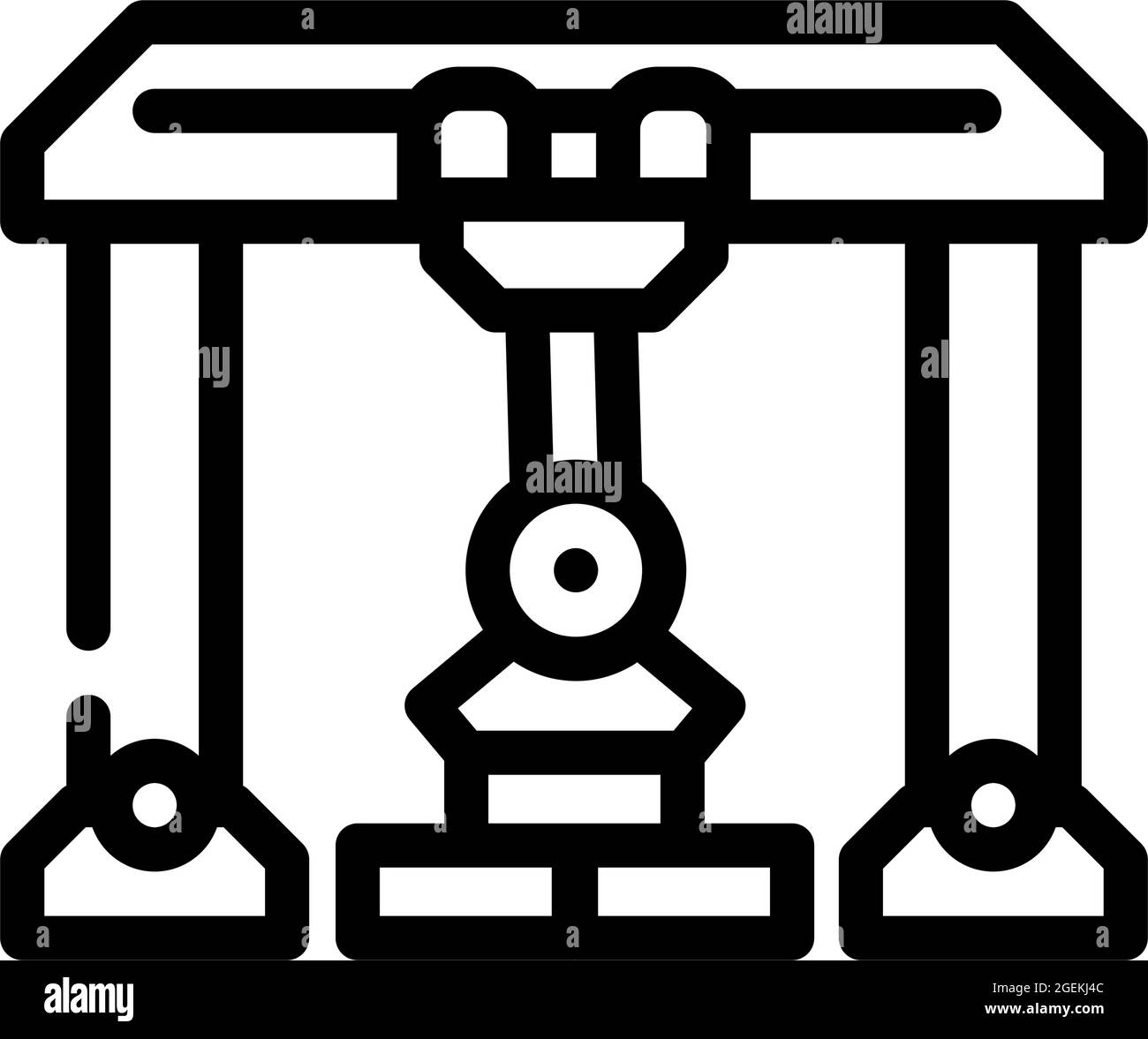 Military robot machine outline Stock Vector Images - Alamy