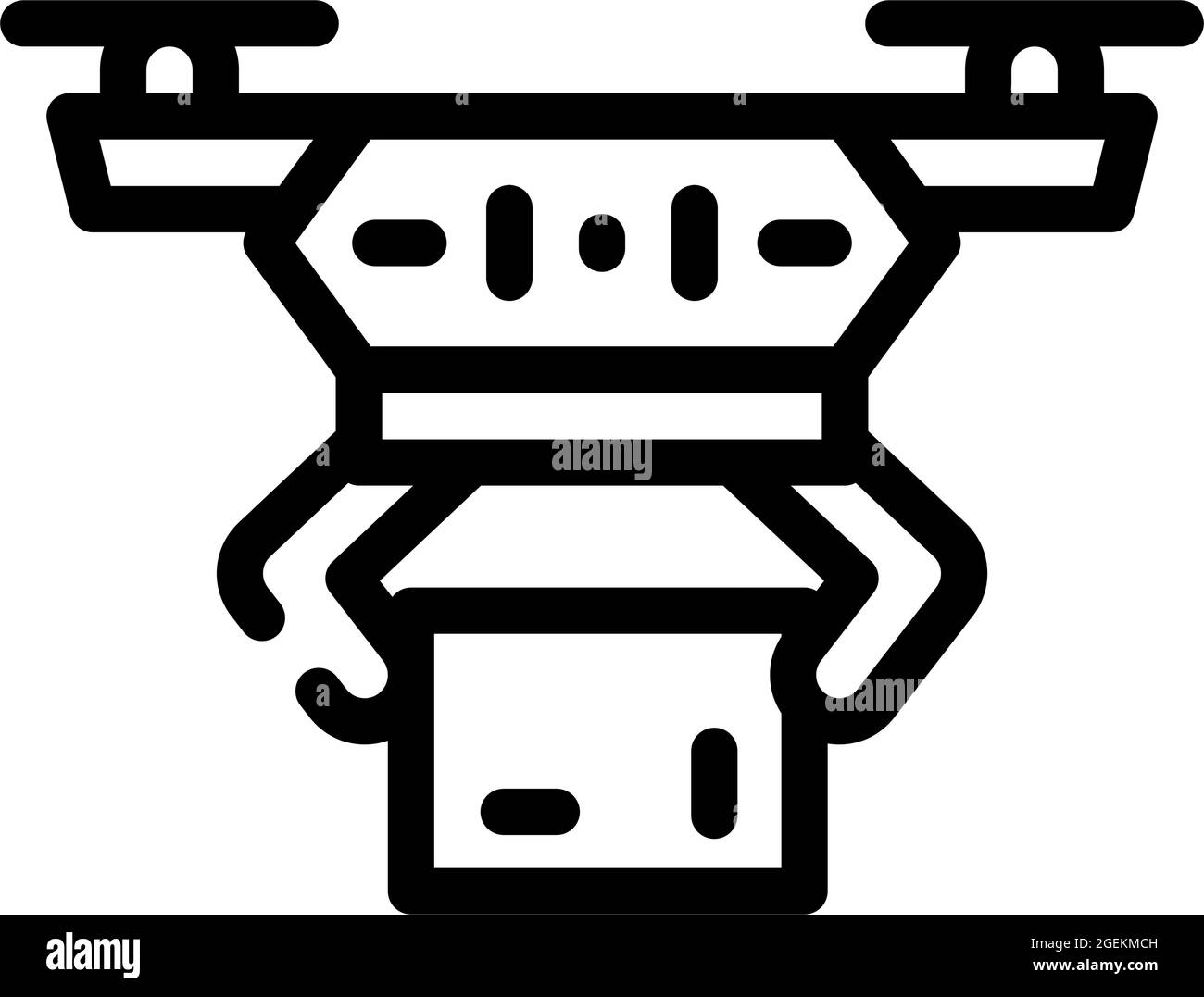 drone delivery robot line icon vector illustration Stock Vector Image ... drone delivery robot line icon vector illustration Stock Vector Image ...
