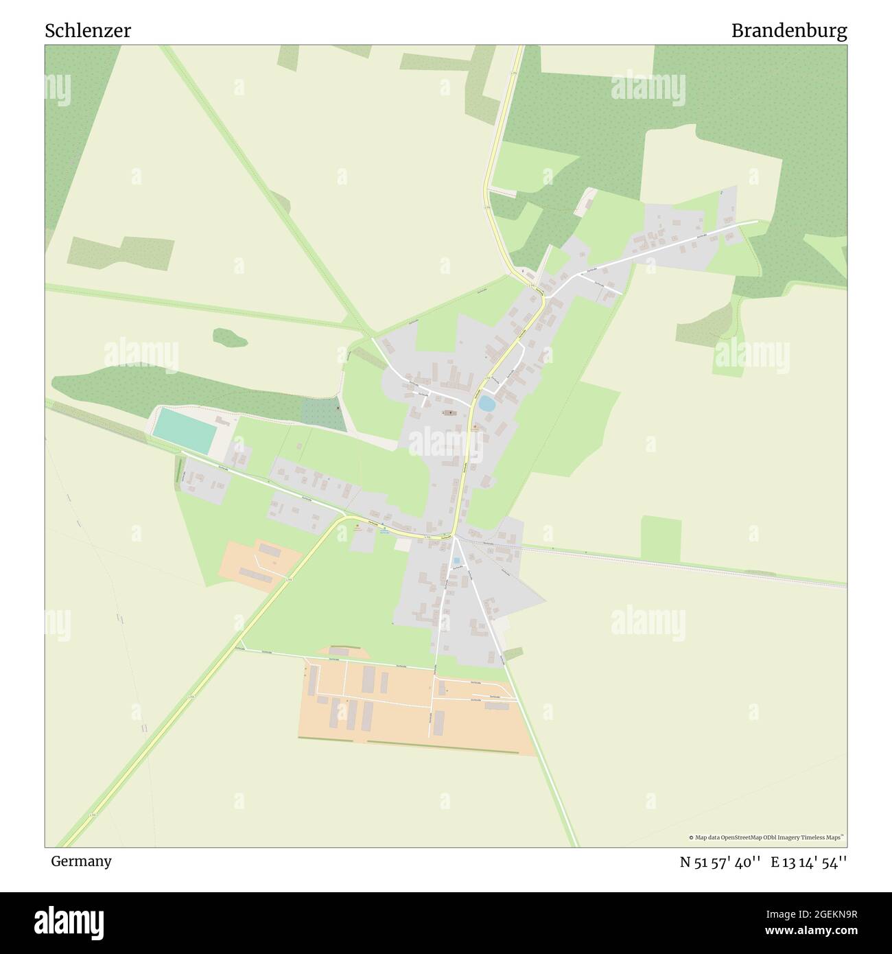 Schlenzer, Germany, Brandenburg, N 51 57' 40'', E 13 14' 54'', map ...