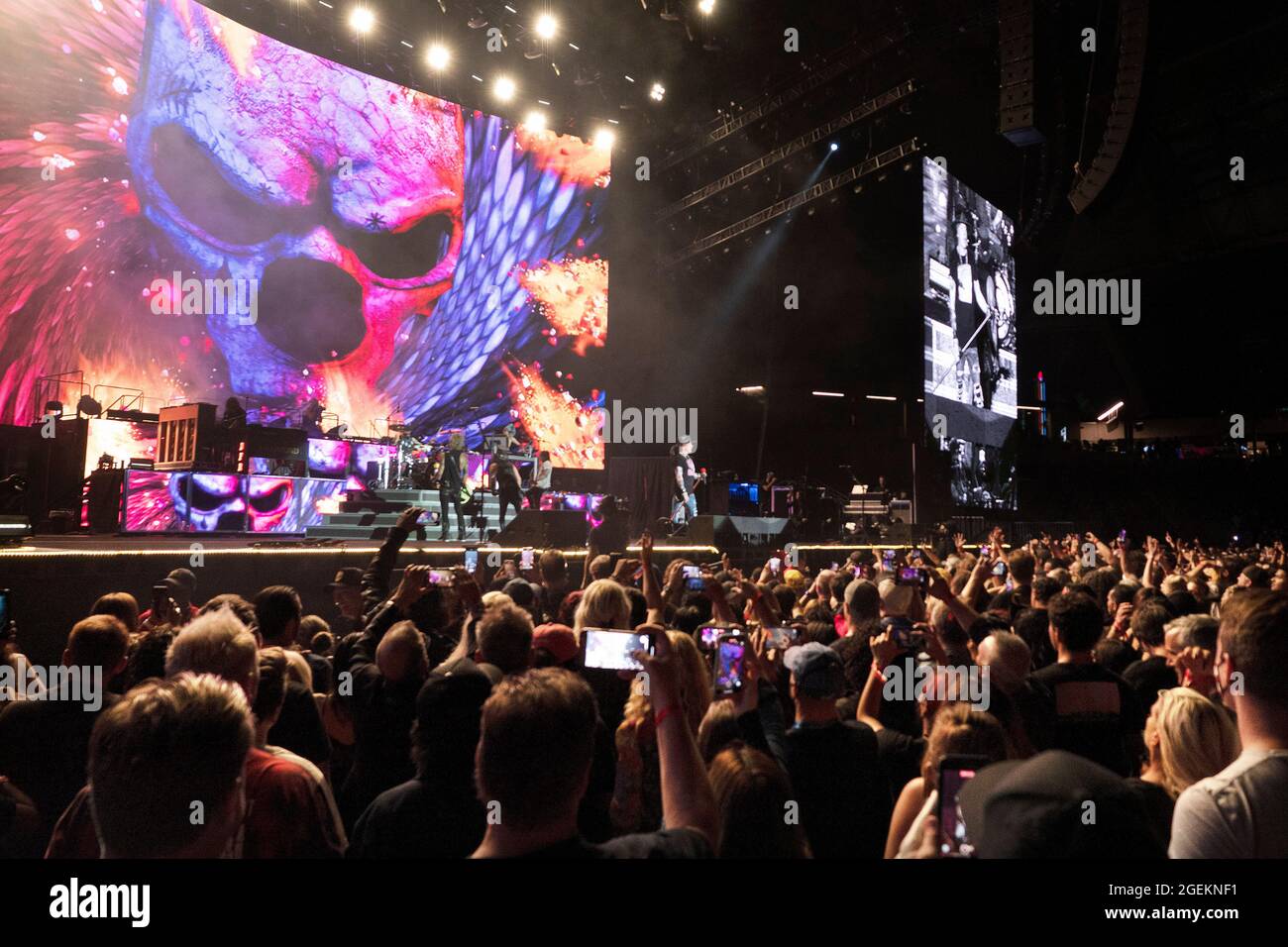 August 19, 2021, Los Angeles, California, USA: The rock band Guns N ...