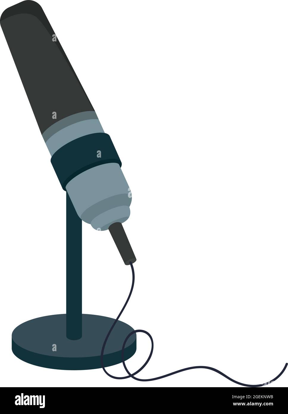 gray microphone illustration Stock Vector Image & Art - Alamy