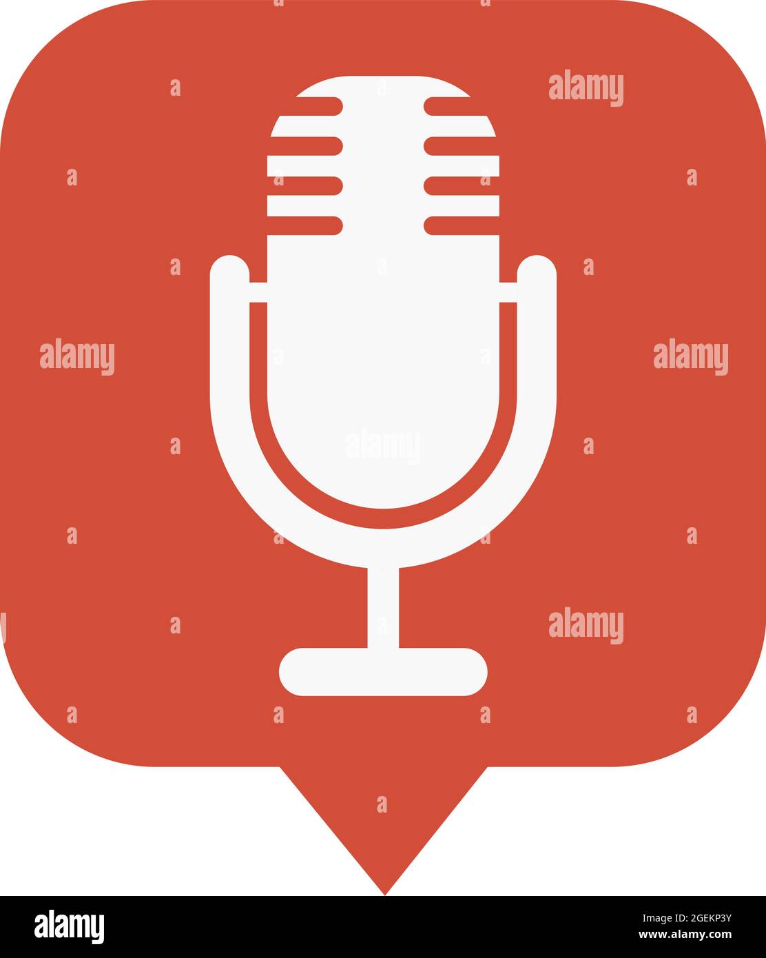 microphone shape illustration Stock Vector Image & Art - Alamy