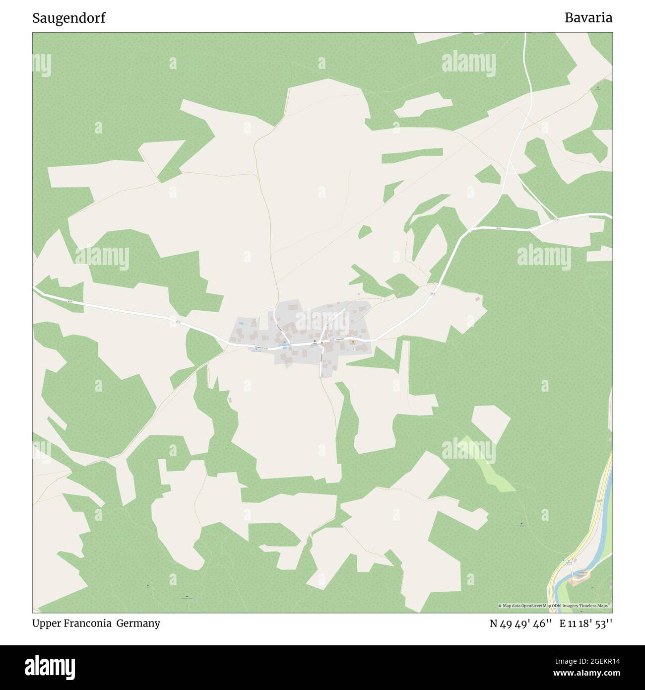 Saugendorf, Upper Franconia, Germany, Bavaria, N 49 49' 46'', E 11 18 ...