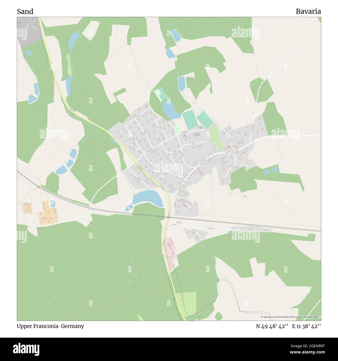 Sand, Upper Franconia, Germany, Bavaria, N 49 48' 42'', E 11 38' 42 ...