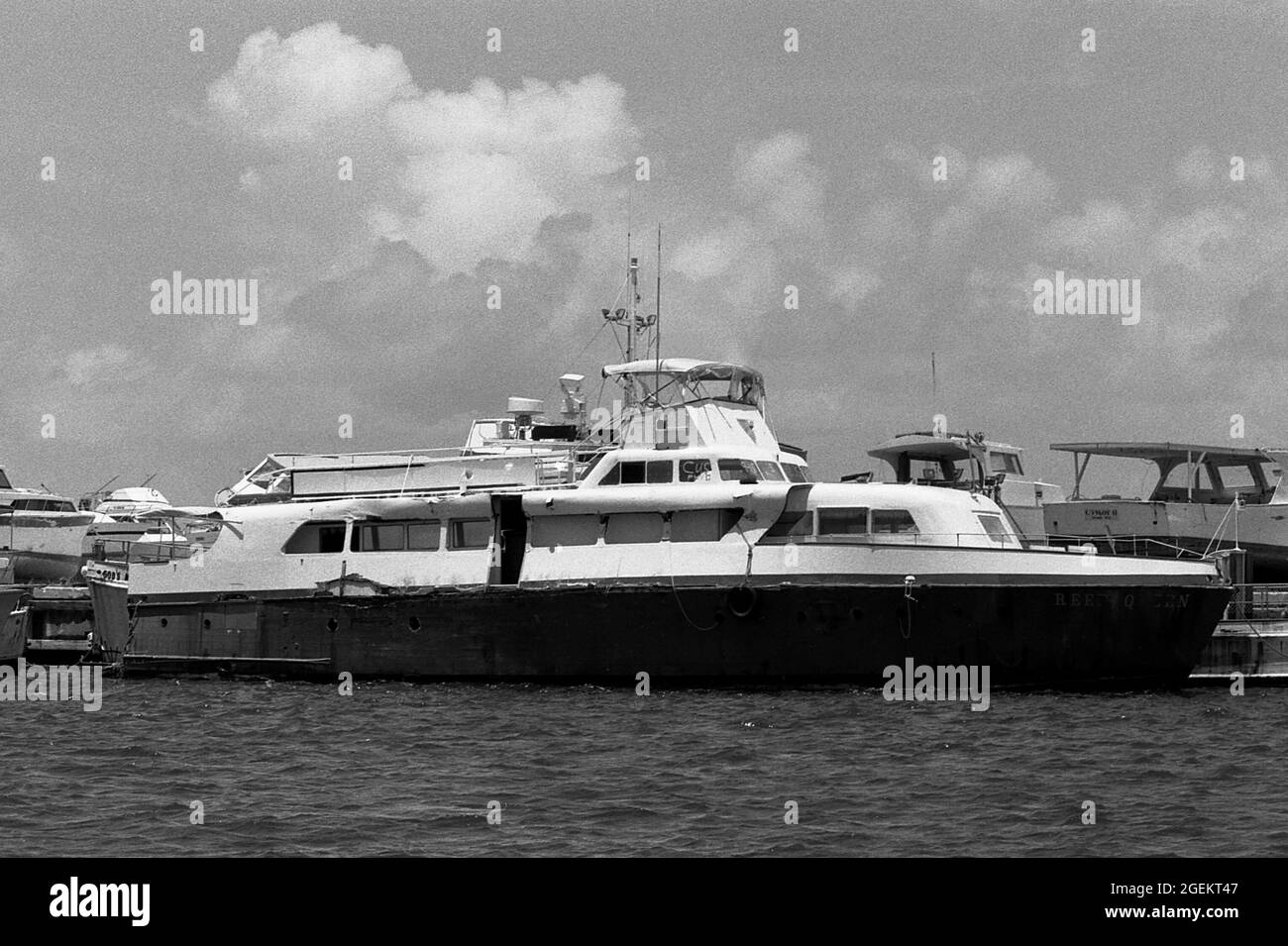 Marielitos boat fleet hi-res stock photography and images - Alamy
