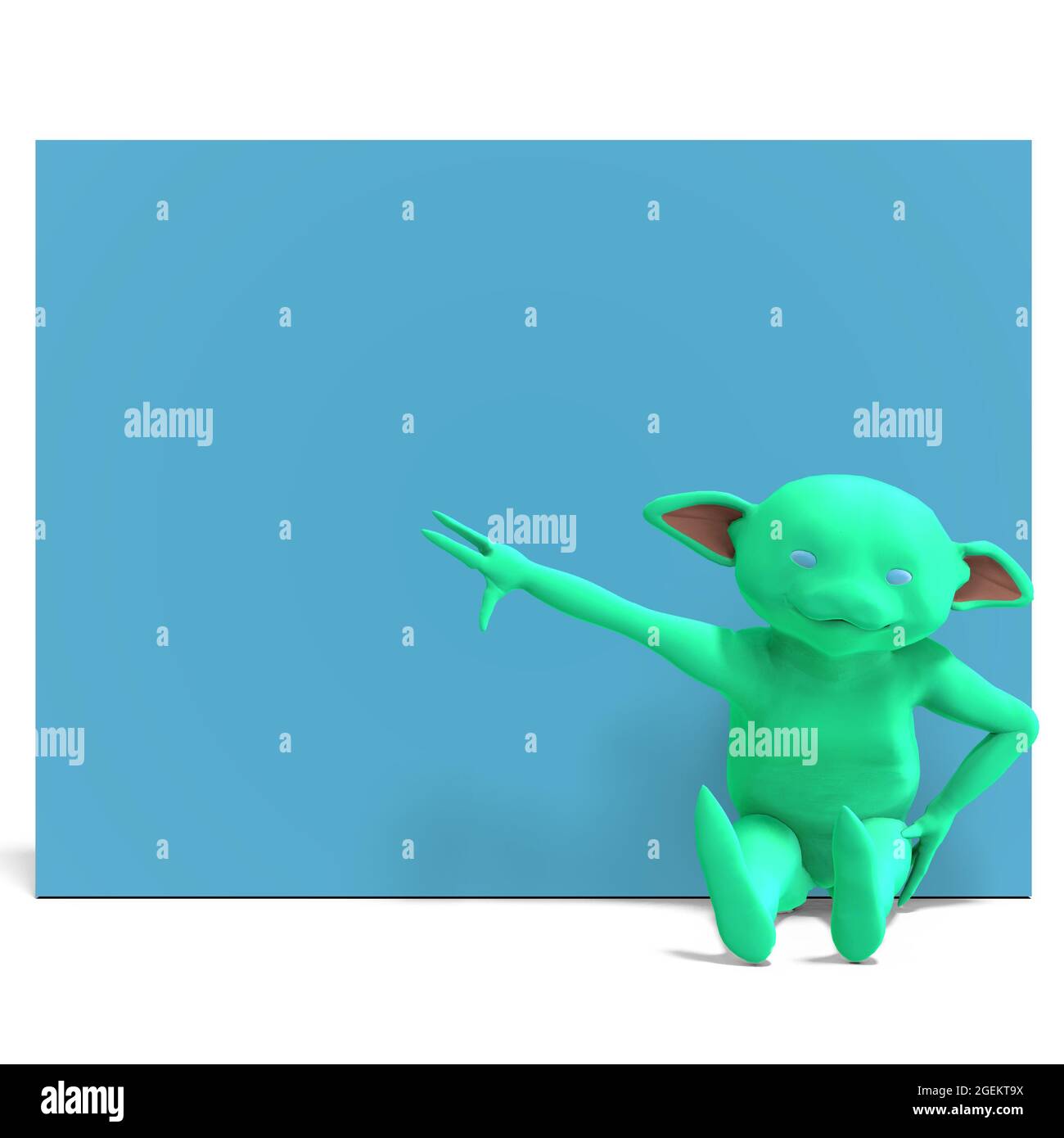 3d-illustration of an isolated fantasy goblin creature Stock Photo - Alamy