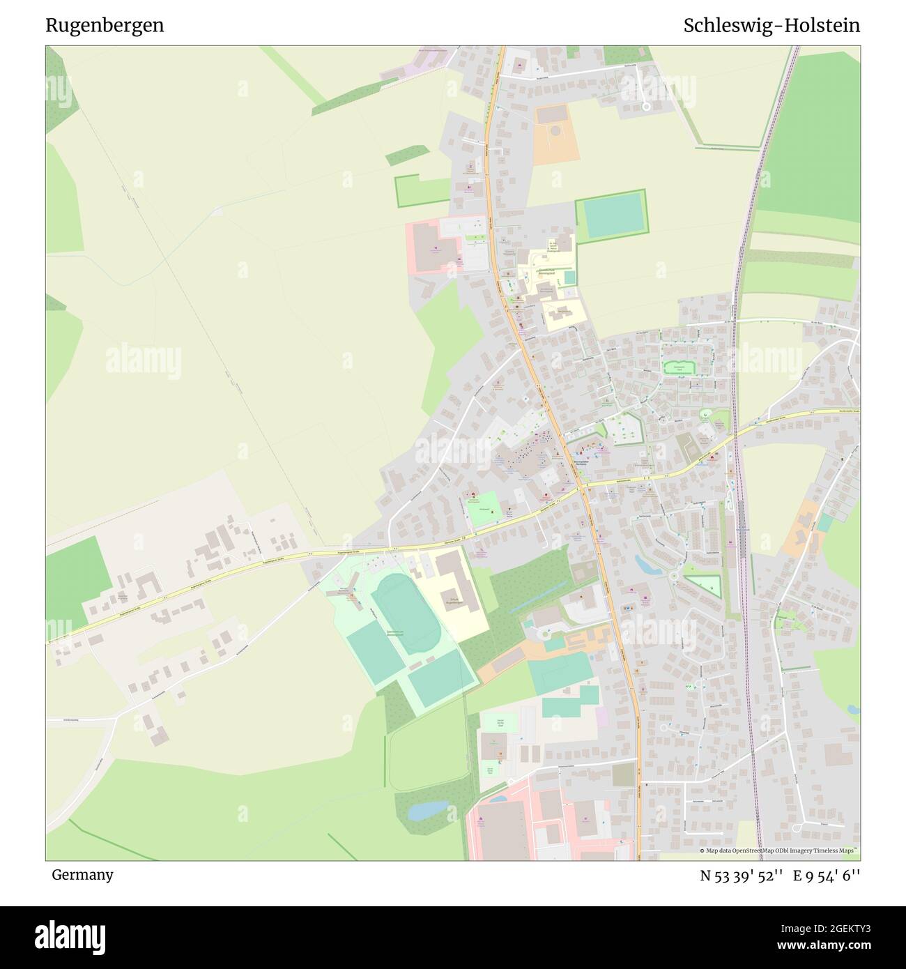 Rugenbergen, Germany, Schleswig-Holstein, N 53 39' 52'', E 9 54' 6 ...